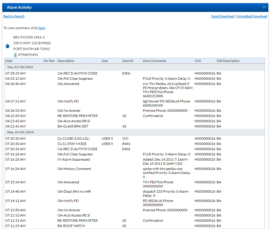 What's New: Activity Reports Display