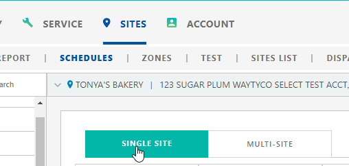 Editing a Permanent Schedule