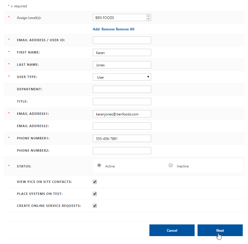 Copying a User's Profile