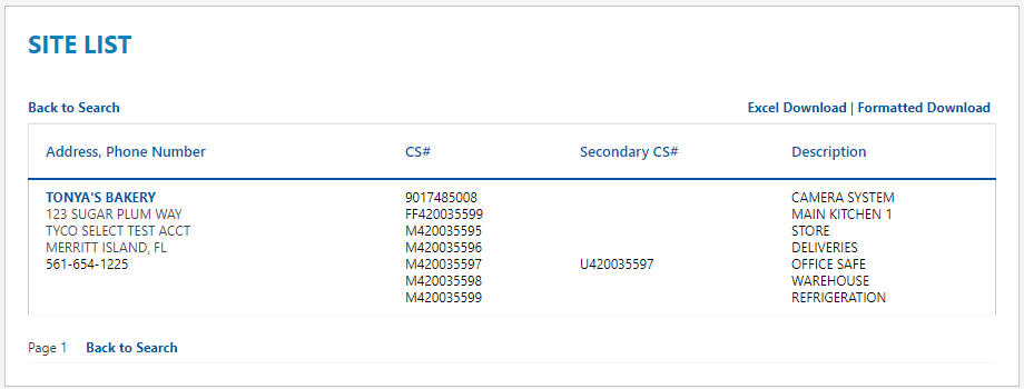 Running a Site Report
