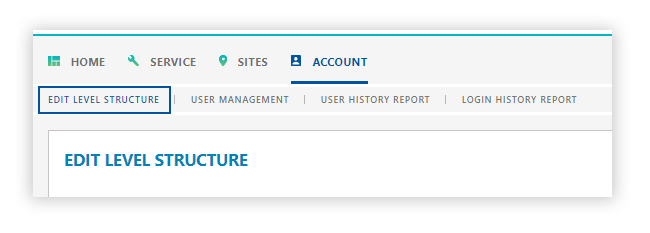 Edit Level Structure